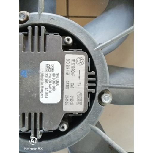 Вентилятор радиатора в сборе Фольксваген Пассат В6 2005-2010 Volkswagen ...